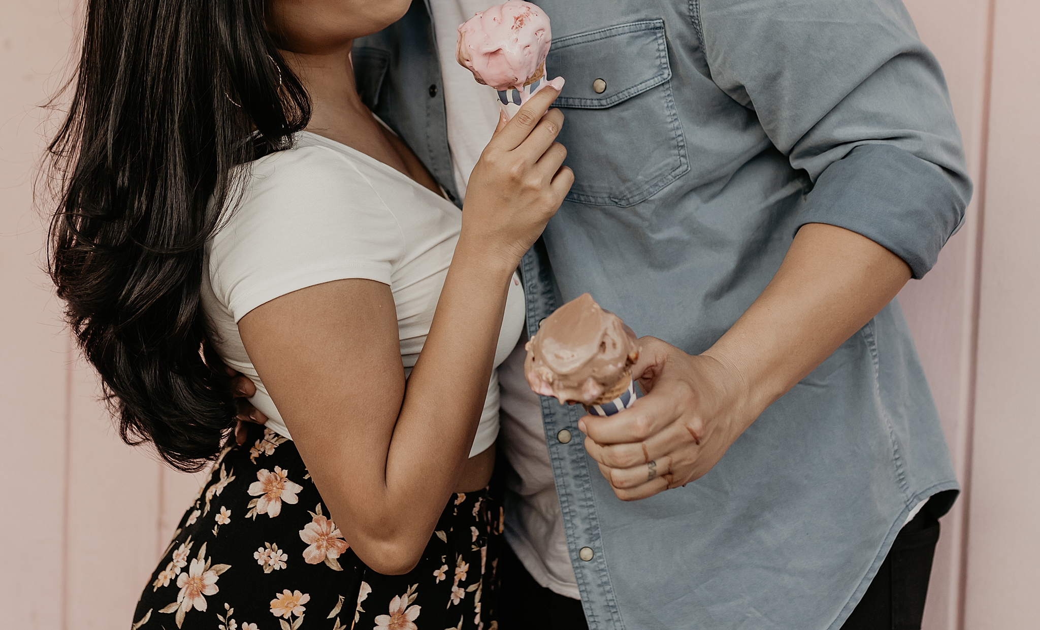Couples Photos at an Icecream Shop - Sugar Bowl Scottsdale